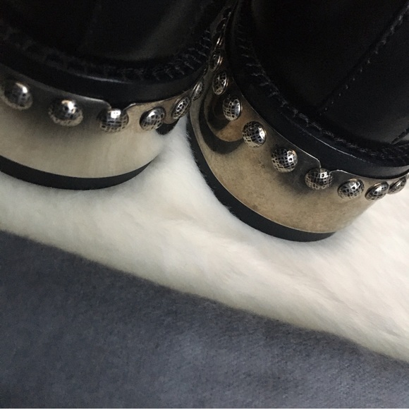 Alexander McQueen | Shoes | Nib Alexander Mcqueen Hobnail Metal Toe Cap ...